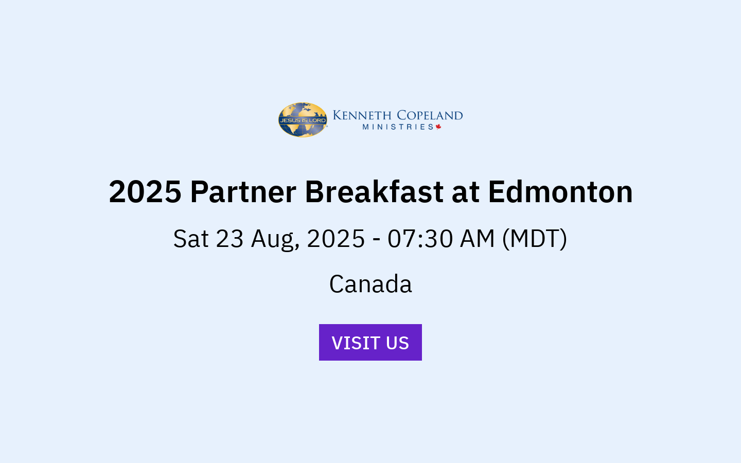 2025 Partner Breakfast at Edmonton